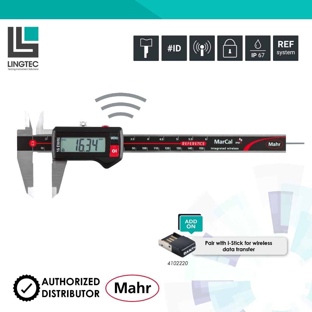 Mahr Digital Caliper 150mm - 300mm (MarCal 16 EWRi) 4103400 / 4103402 ...