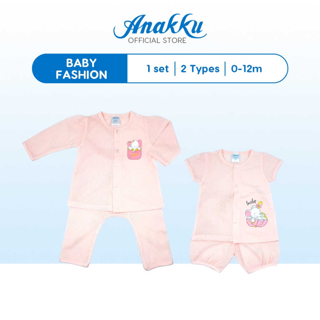 Anakku Newborn Baby Girl Suit Set 0-12 Months EAK636-2 | Shopee Malaysia