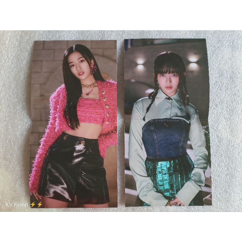 (Official IVE LOVE DIVE Jewel Mini Folded Poster) IVE Official LOVE ...