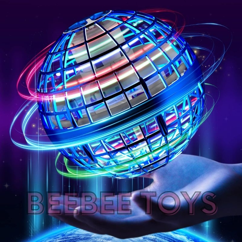 flying orb toys 360 rotating pro UFO Flying toy build-in RGB-LED Glow ...