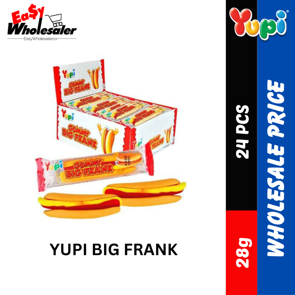 YUPI GUMMY BIG FRANK 1 BOX ( 24'S x 28g ) | Shopee Malaysia