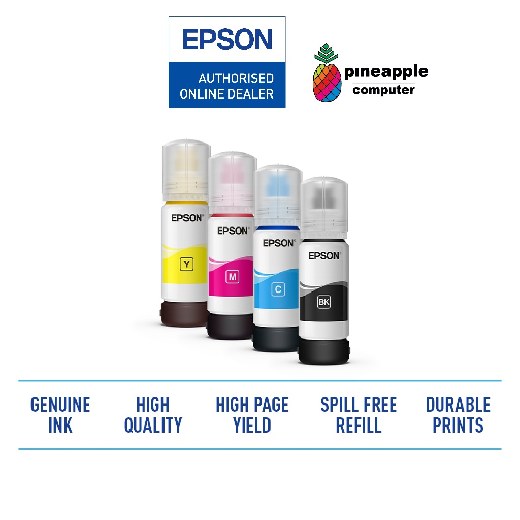 Epson V100/200/300/400 003 (1 Set) Bottle Ink For L3110/L3150/L3156 ...