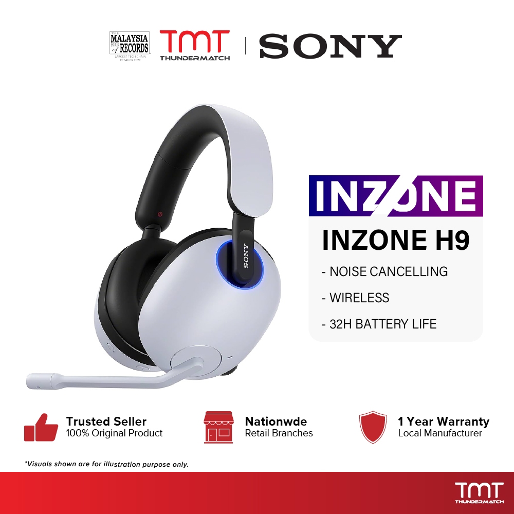 Sony INZONE H9 H7 H5 H3 Noise Cancelling Gaming Headset | PS5 | WH-G900 ...