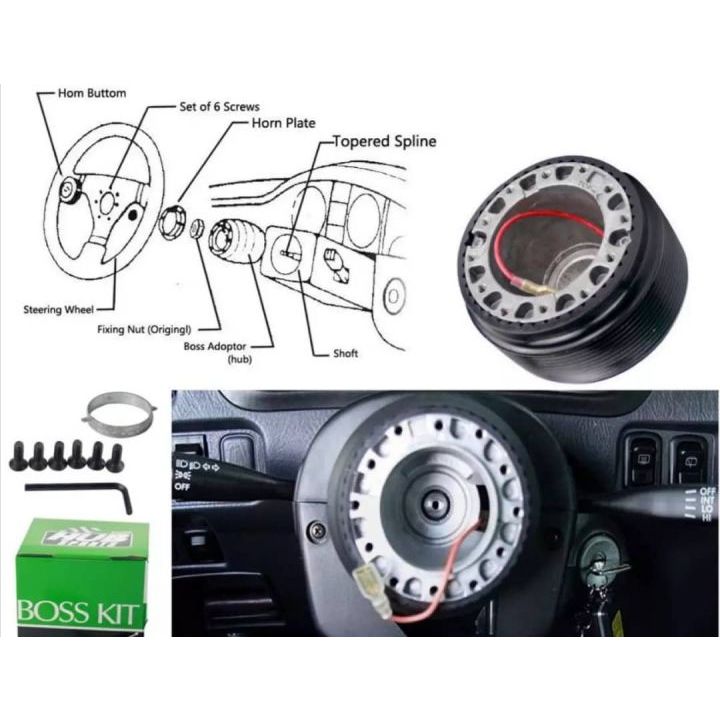 Snap Off Quick Release Boss Kit Hub Fits MOMO OMP SPARCO NARDI R3 ...