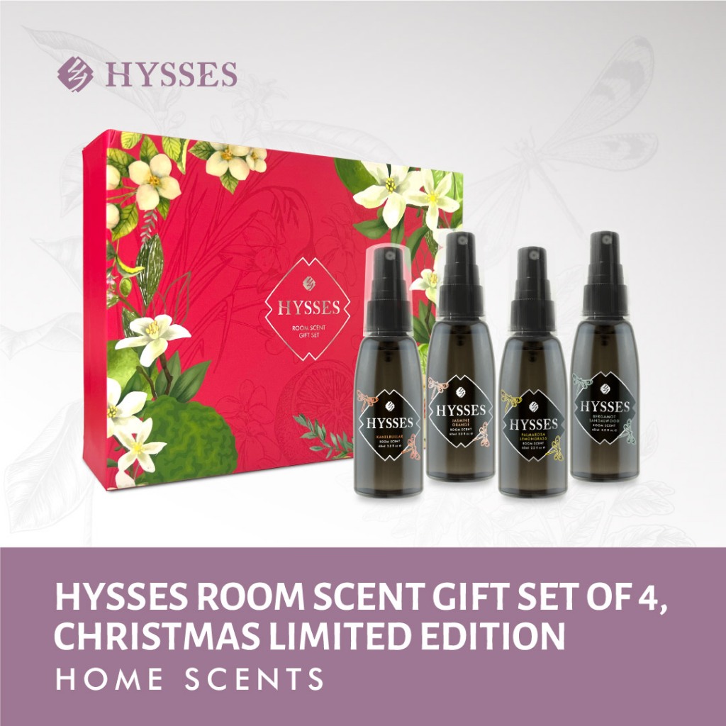 Hysses Room Scent Gift Set of 4, Limited Edition | Shopee Malaysia