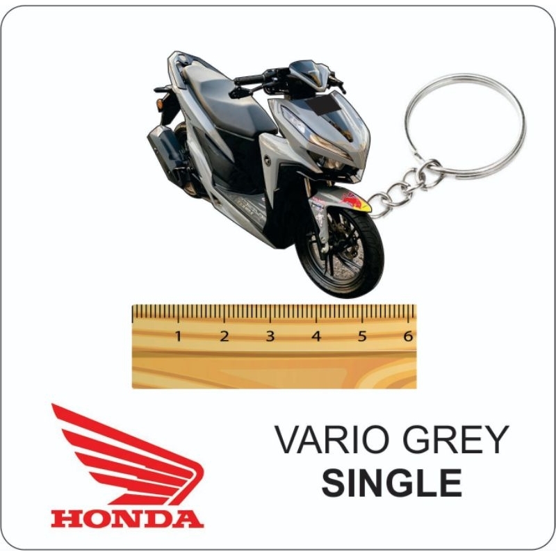 Vario grey custom 2d keychain Vario kelabu | Shopee Malaysia