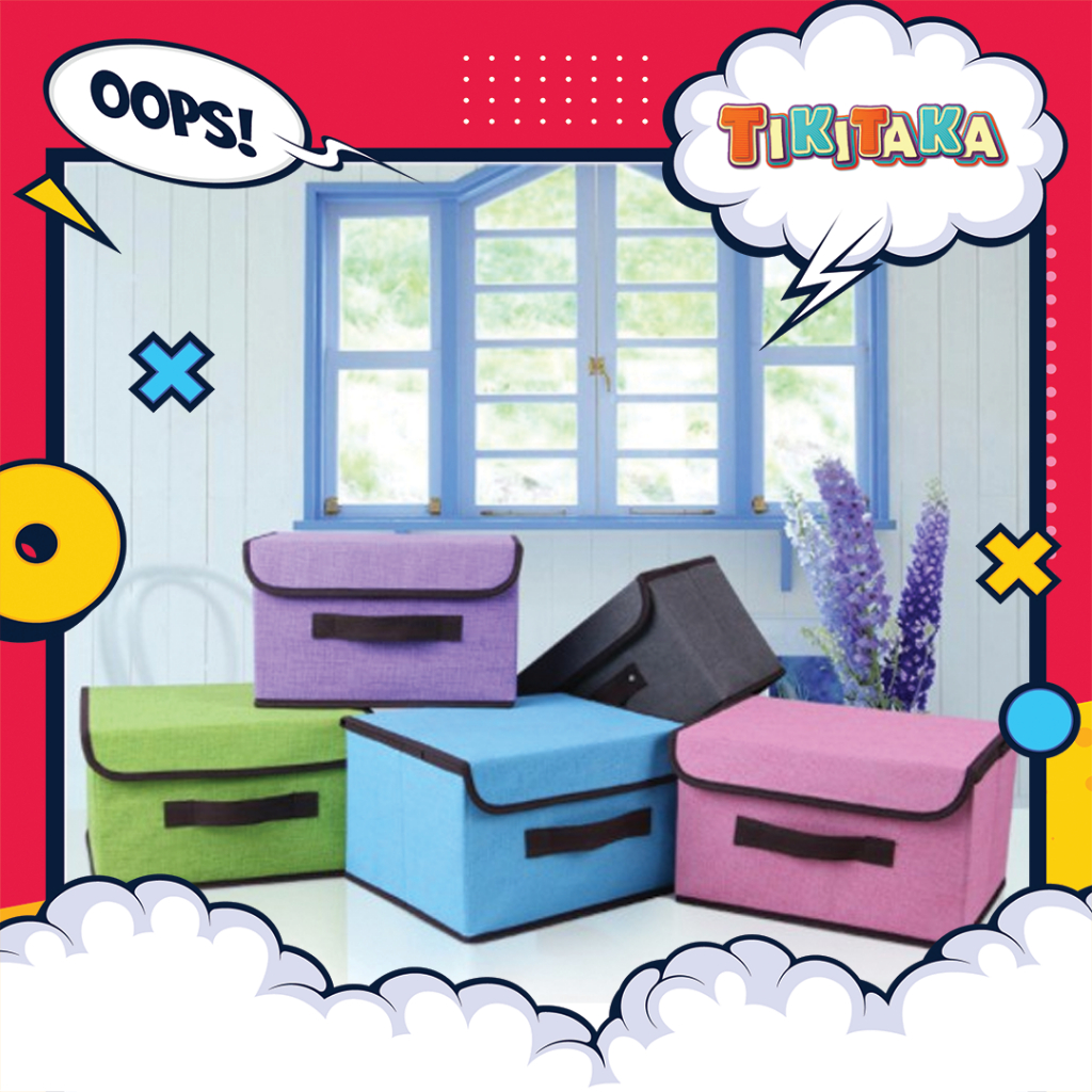 Foldable Non-Woven Storage Box Fabric Storage Box Portable Multipurpose ...