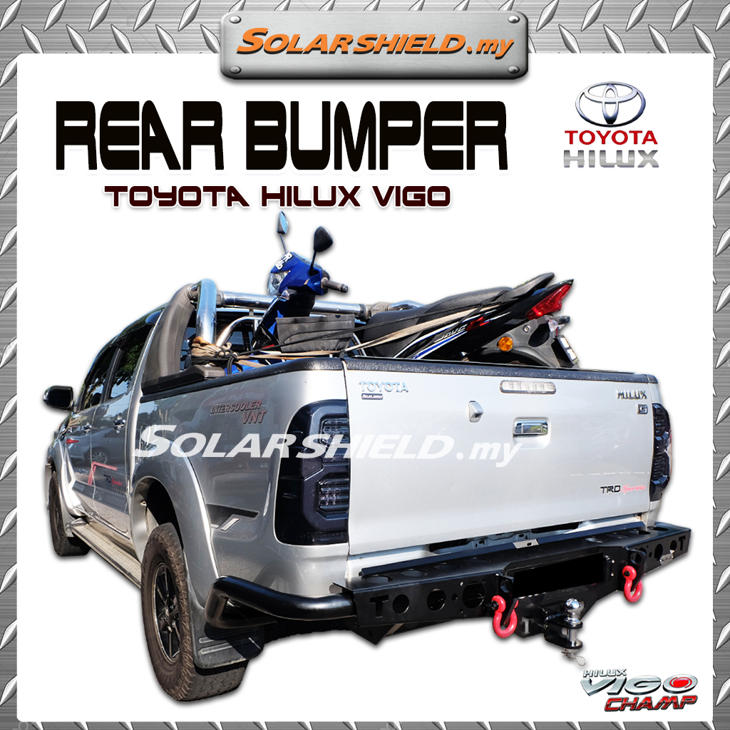 Toyota Hilux Vigo Rear Bumper 4X4 Rear Bumper | Shopee Malaysia