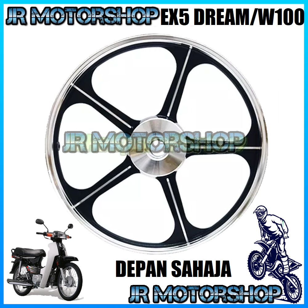 (CLEAR STOCK)SPORT RIM GTO 555 588 5 BATANG EX5 DREAM WAVE 100 WAVE110 ...