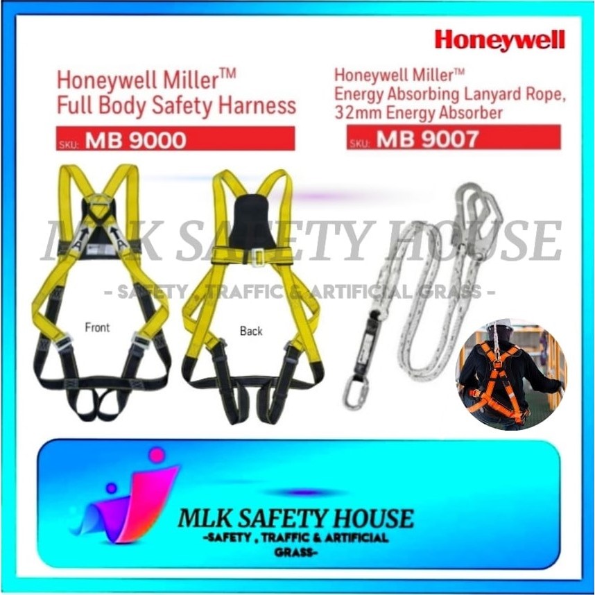 Honeywell - Full Body Safety Harness (MB 9000) With Double Tails Energy ...
