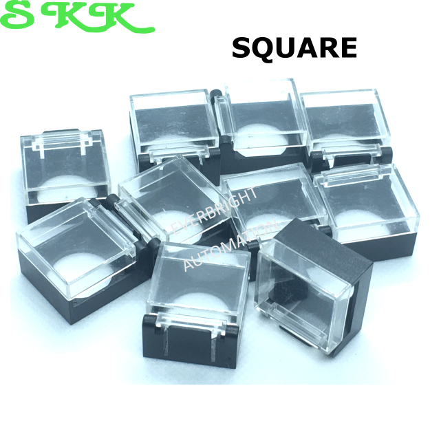 Square Dust Cover Guard Protector for 16mm LA16 Push Button Switch ...