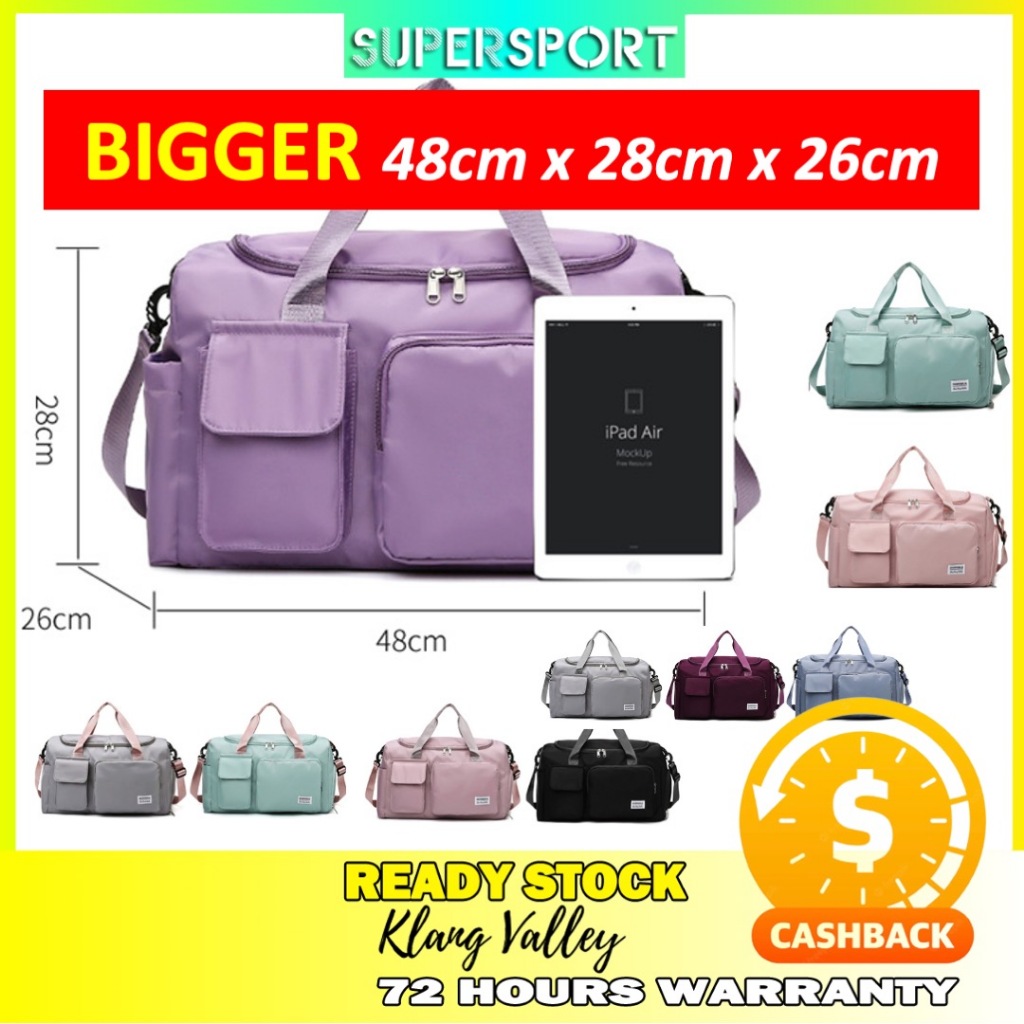 48cm x 28cm Foldable Travel Bag Large Duffel Bag Sport Gym Waterproof ...
