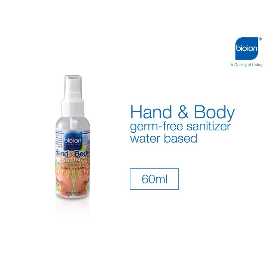 BIO ION HAND & BODY SANITIZER (60ML) | Shopee Malaysia