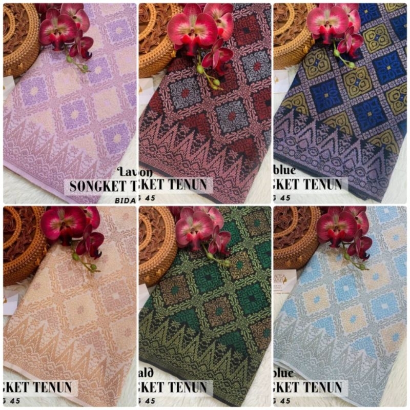 🔥KAIN SONGKET TENUN CANTIK BAJU RAYA NIKAH DAN TUNANG LACEMEWAH ...