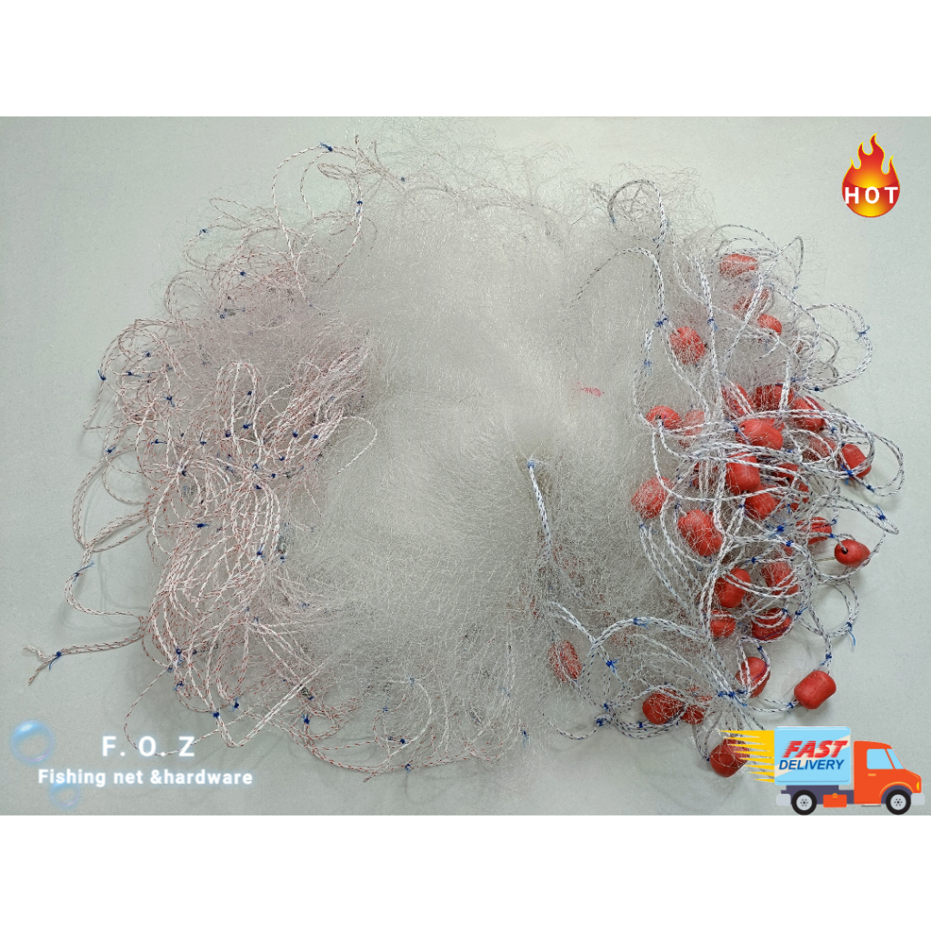 Jaring Pukat Ikan Belanak 0.20mm & 0.25mm x 1-1/2'' x 60MD & 80MD ...