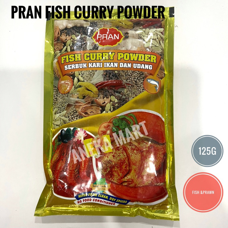 PRAN Fish Curry Powder/ Serbuk Kari Ikan dan Udang 【125g】 | Shopee Malaysia