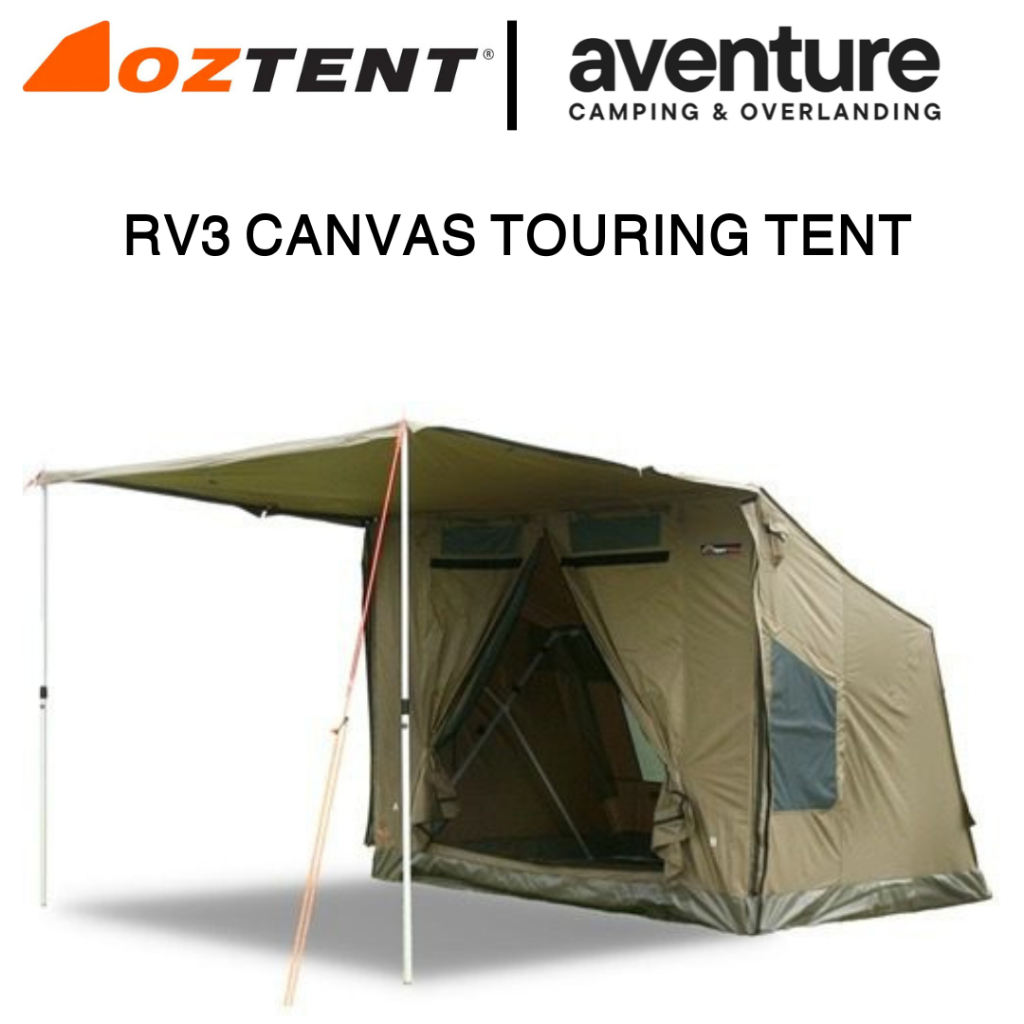 (READY STOCK) OZTENT RV3 RV4 RV5 Touring Canvas Tent. 30 seconds setup. 8oz Ripstop canvas tent ...