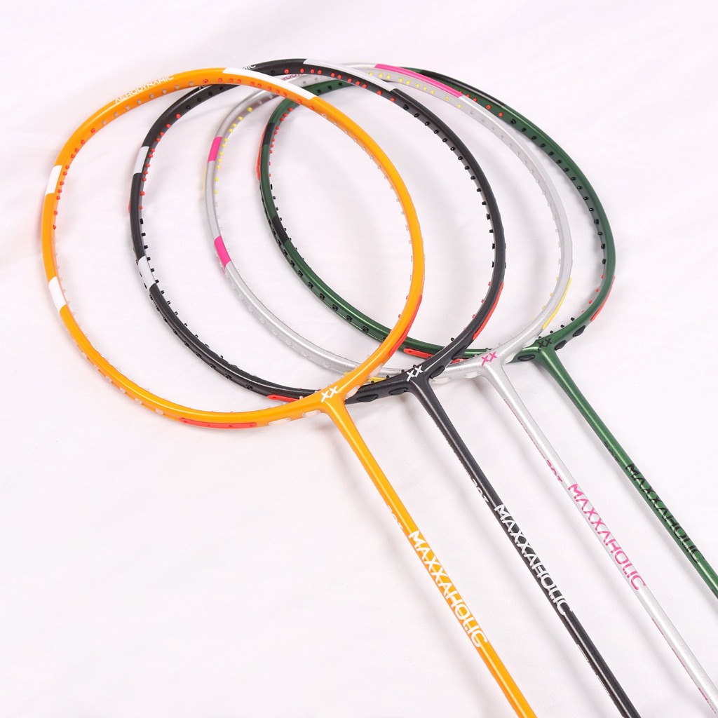 Maxx MAXXAHOLIC Badminton Racket Free Single Zip Cover ( NO STRING NO ...