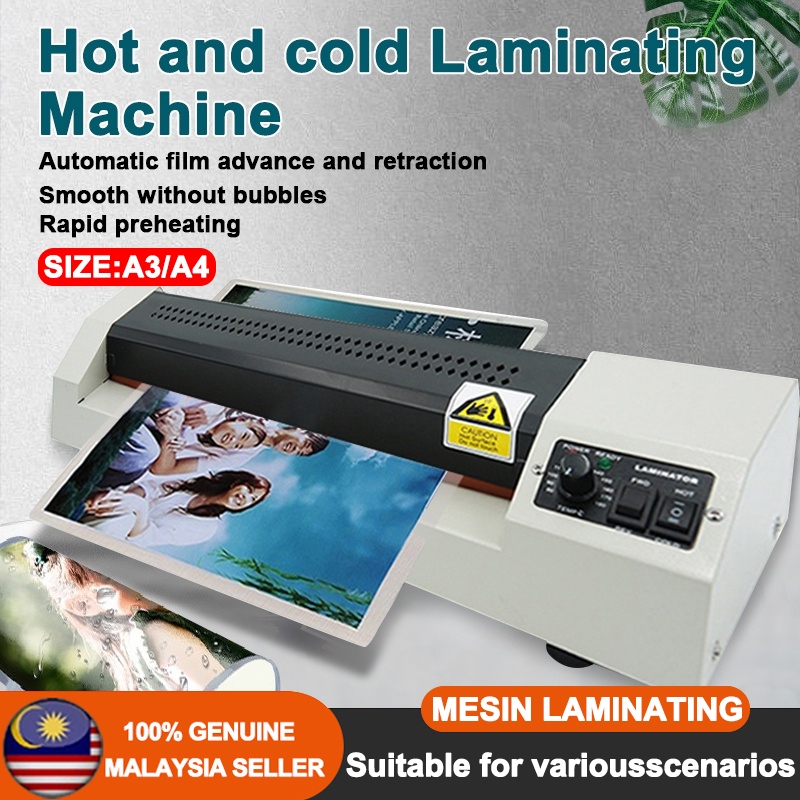 A3/A4 Laminator Machine Laminate Machine Mesin Laminate A3 Laminator ...