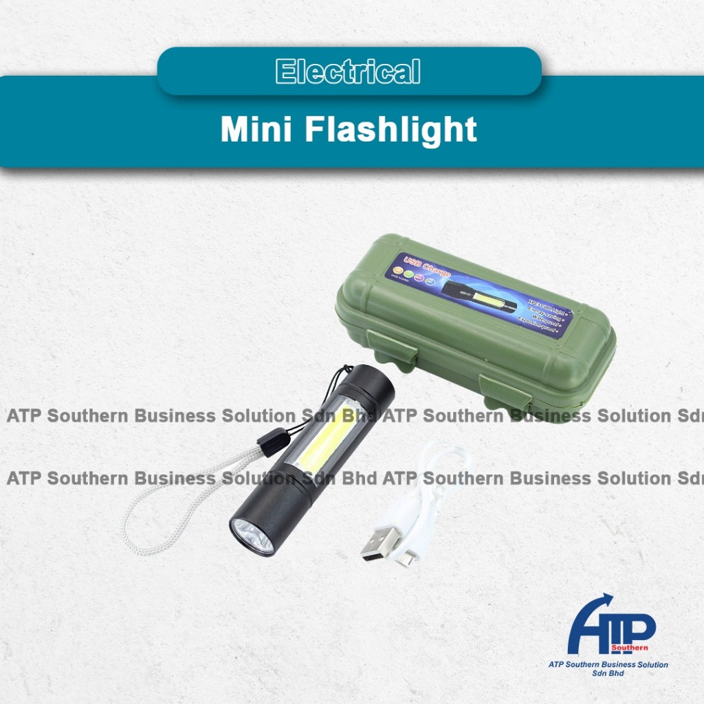 USB Rechargeable Mini Tactical Handheld Flashlight Lightweight Easy To ...