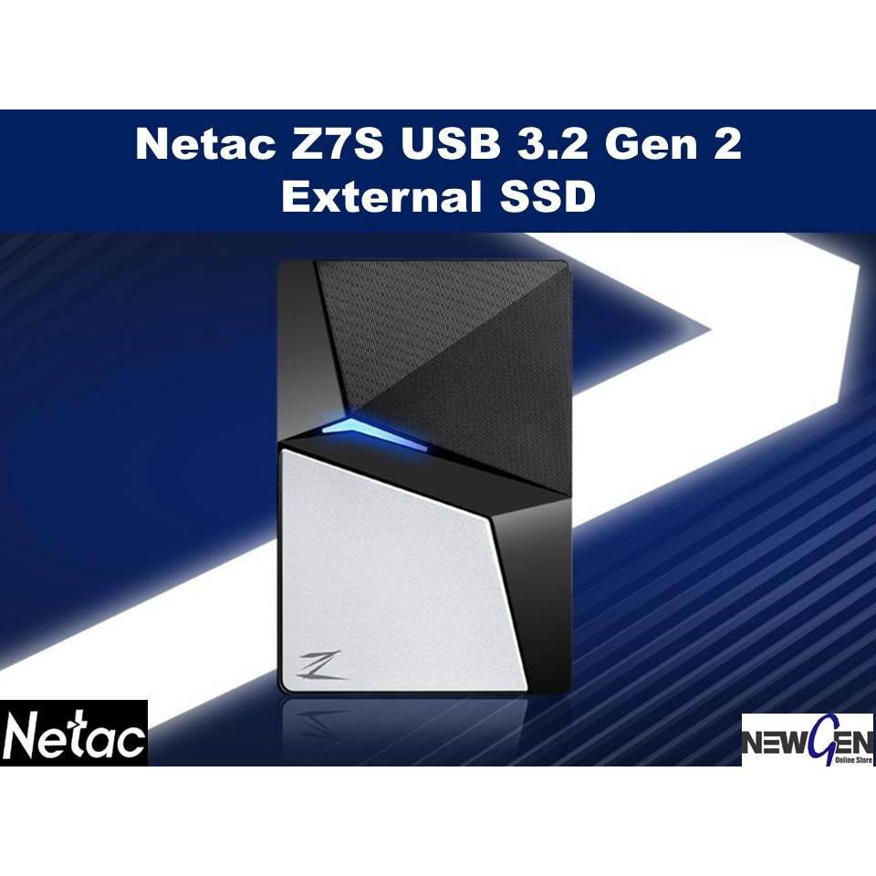 Netac Z7S USB 3.2 Gen 2 External SSD | Shopee Malaysia