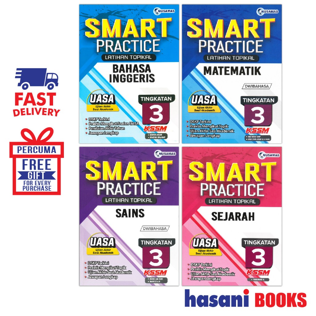 Hasani Nusamas Smart Practice Latihan Topikal UASA Tingkatan 3 | Shopee Malaysia