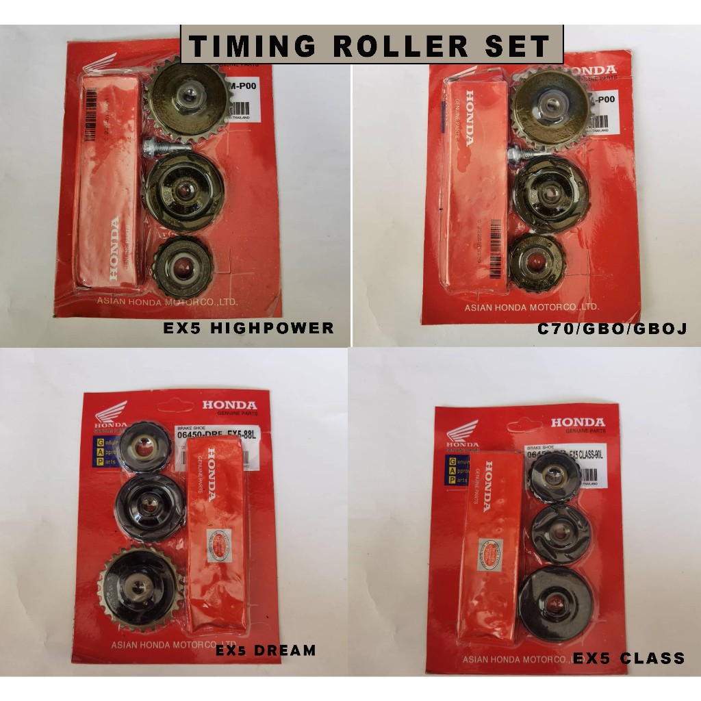 Ex5/w100/dream/ex5 class/gbo gbo j c70 timing roller chain set | Shopee ...