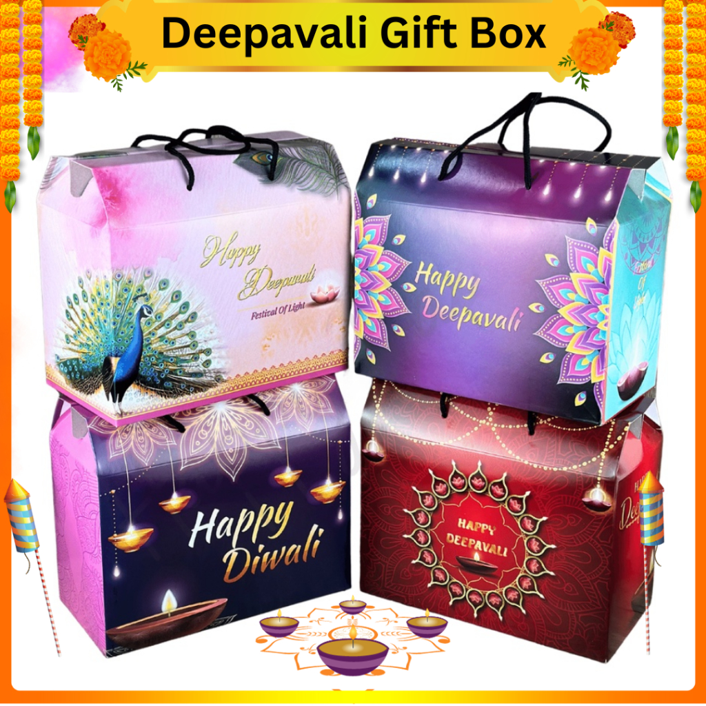 New Design 2023 Deepavali Diwali Box Suitable for Cookies or Gift Box ...