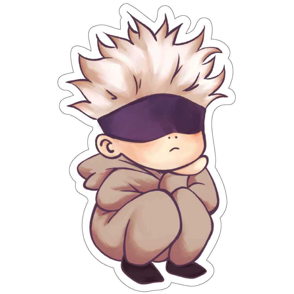 Jujutsu Kaisen Dumb Chibi Sticker | Shopee Malaysia