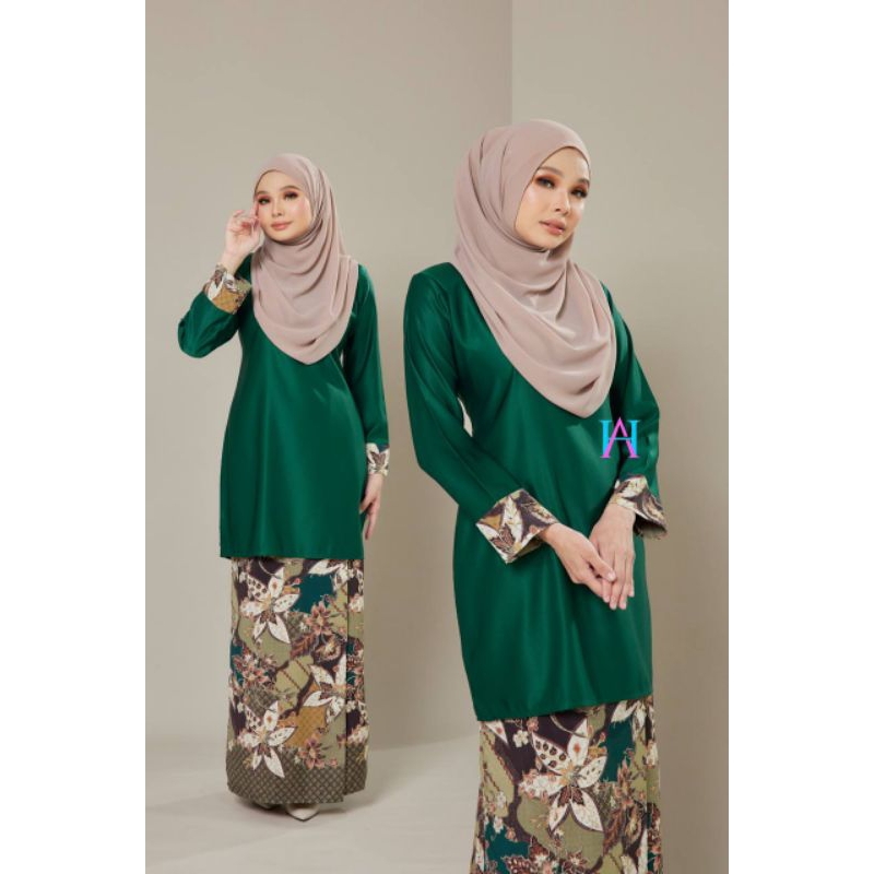 Seroja Batik Bali Exclusive Kurung Moden Kain Lipat Batik | Shopee Malaysia
