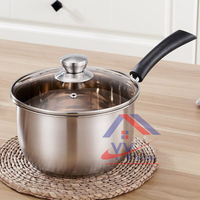 High Quality Stainless Steel Sauce Pan 16CM/18CM/Milk Pot With Lid ...