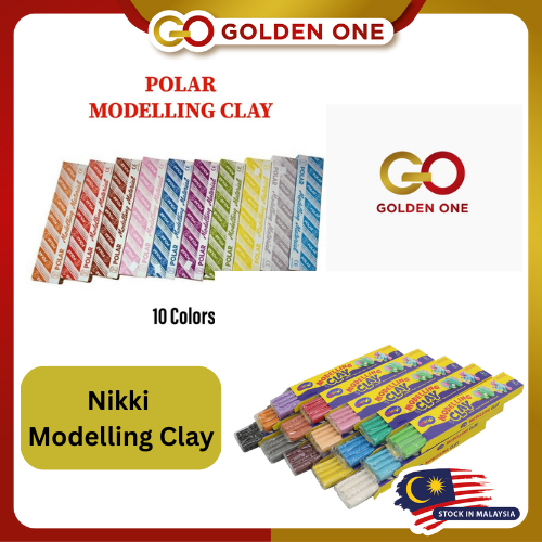 Nikki /Polar Modelling Clay/Plasticine/Tanah Liat Pemodelan /Tanah Liat ...