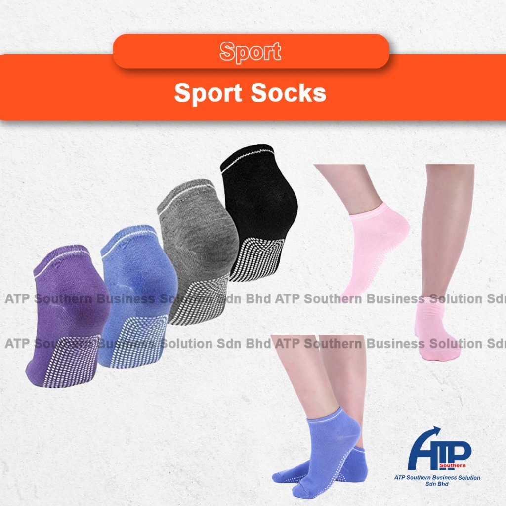 Women Fitness Anti Slip Cotton Indoor Socks Breathable Elastic Sports ...