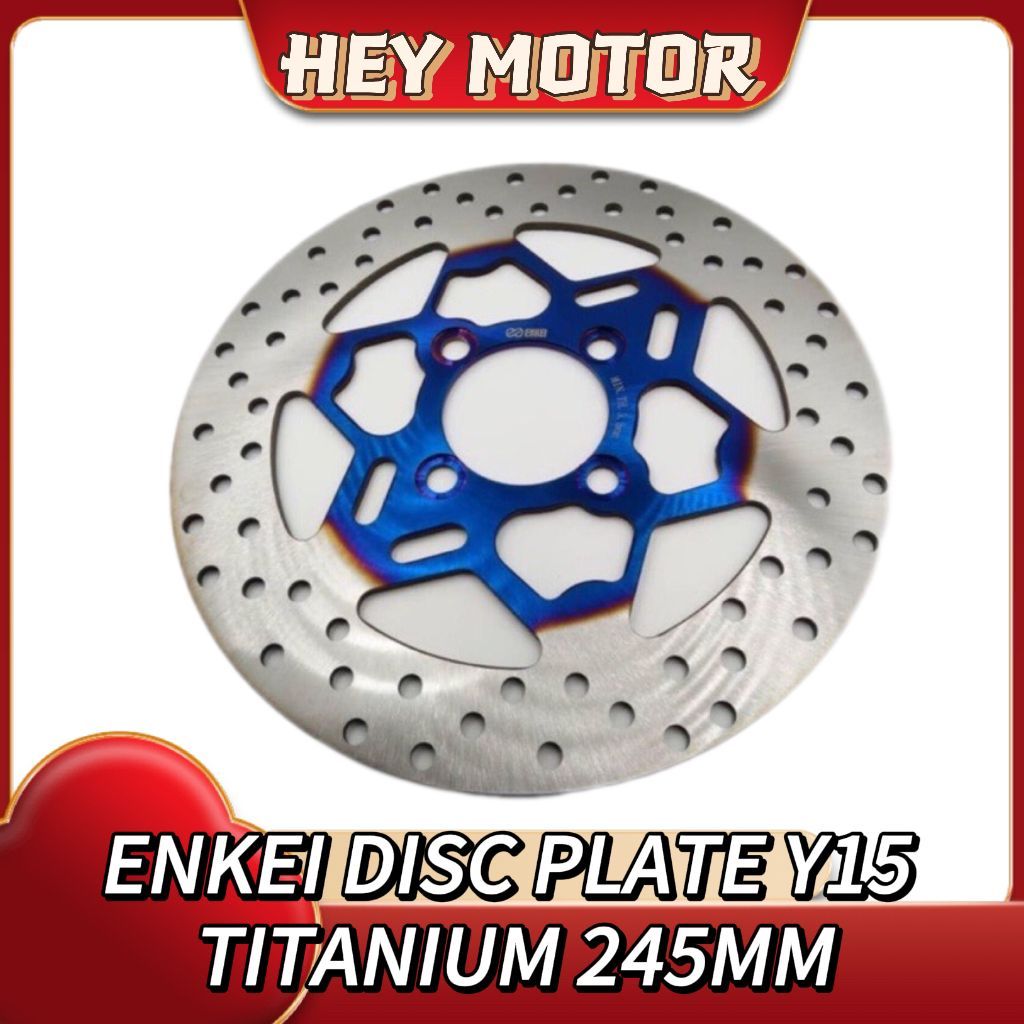 ENKEI TITANIUM DISC PLATE DISK PLAT 4 LOBANG 245MM Y15 Y15ZR YSUKU ...