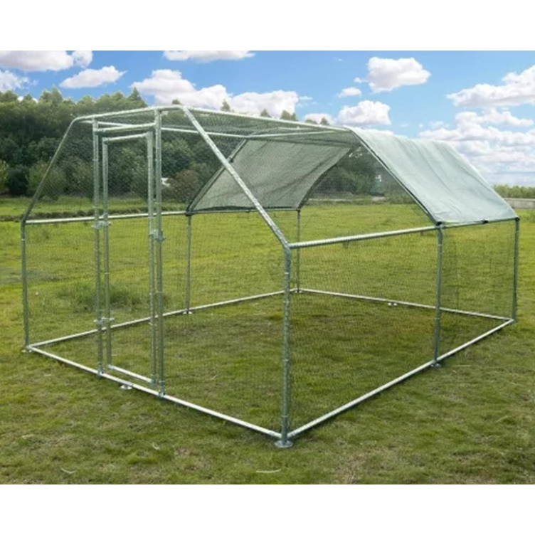 Large Steel Chicken Coop Metal Walk In Poultry Cage Reban Sangkar Ayam ...