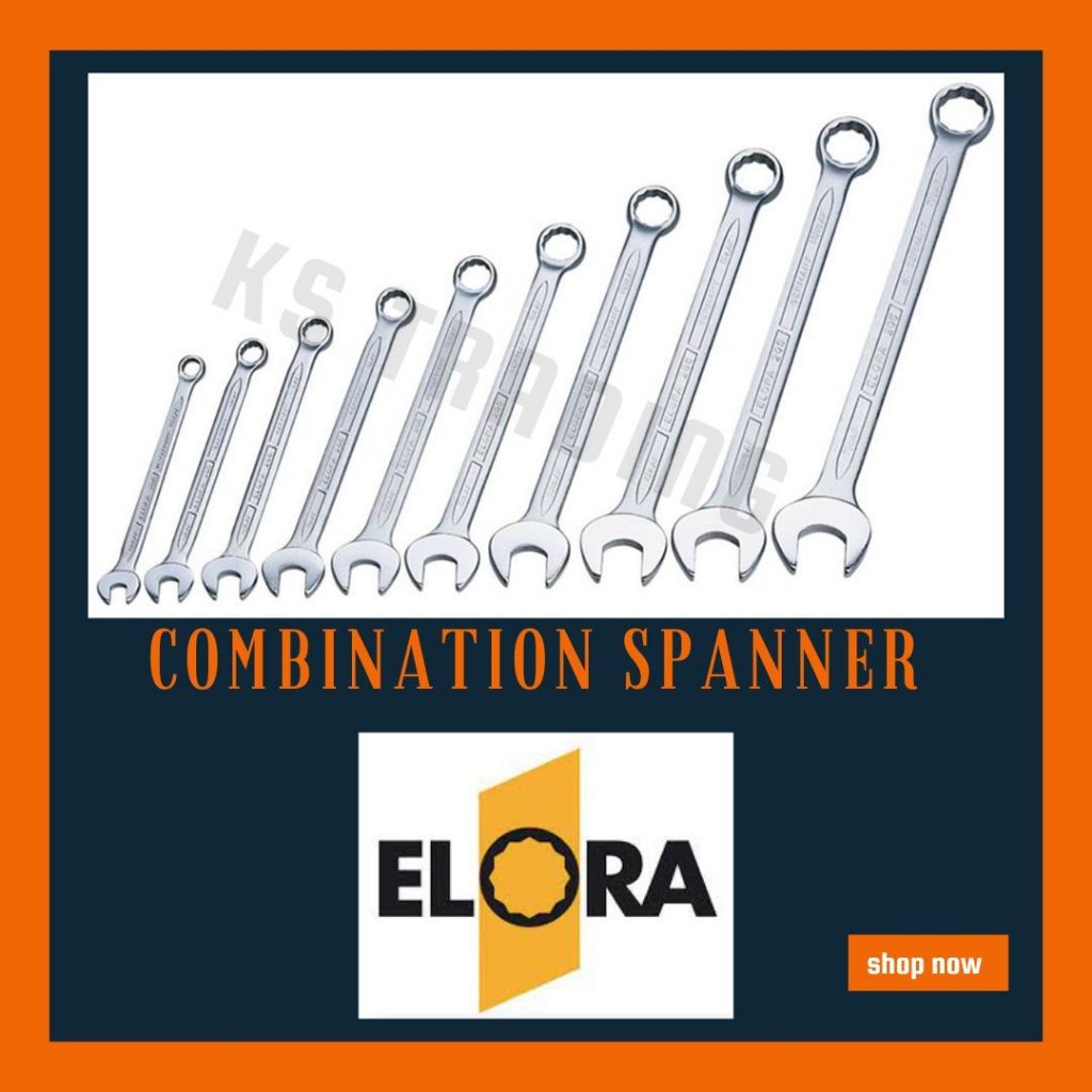 6MM-18MM ORIGINAL 205M (CLEARING STOCK) Elora Combination Wrench 'Germany' | Shopee Malaysia