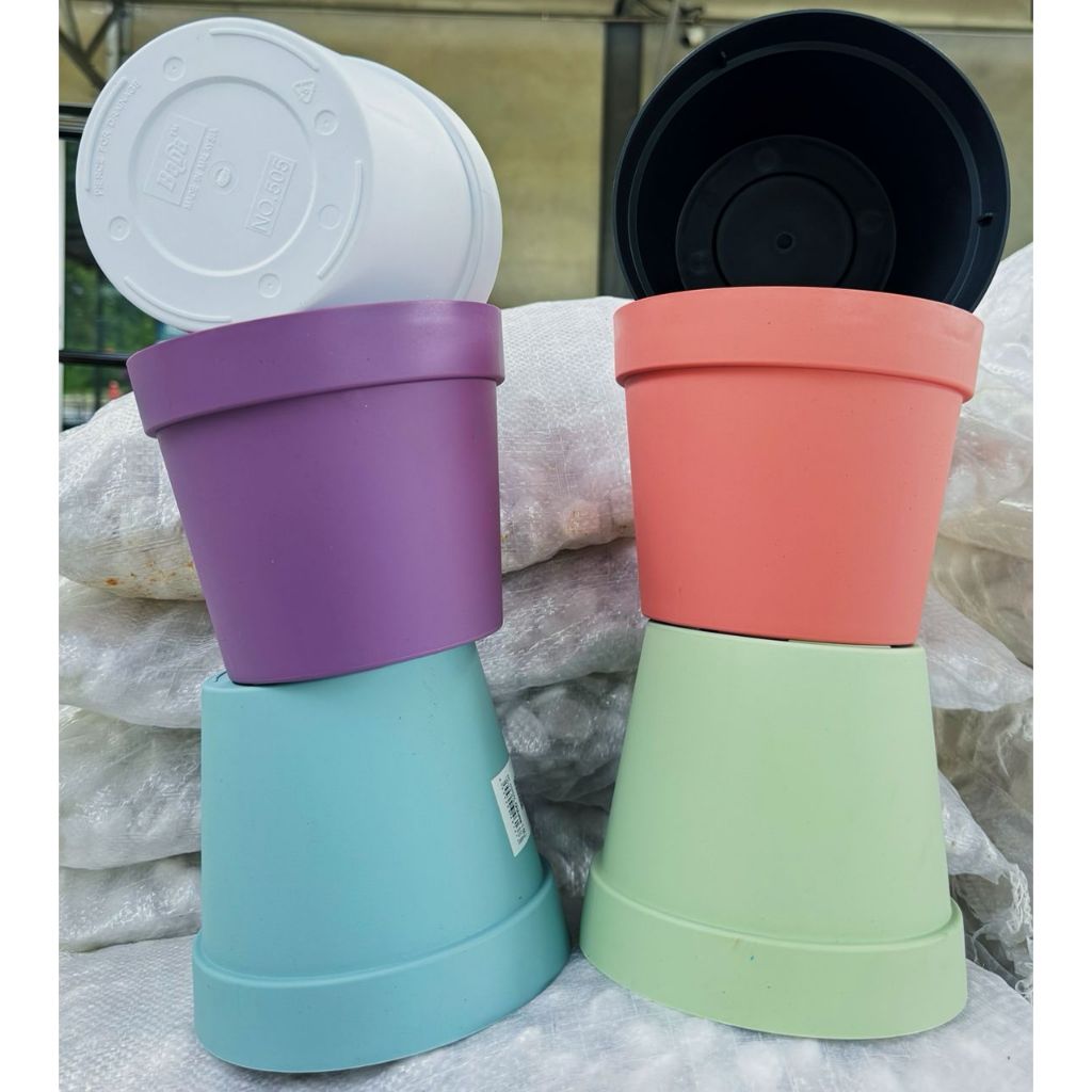 Baba BI-505W Pot Pasu Bunga Aesthetic Warna-Warni Flowering Plant ...