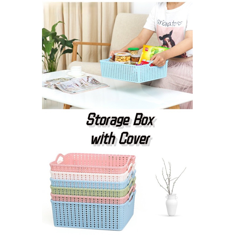 Plastic Storage Box Storage Bins with Lid, Stackable Storage Containers ...