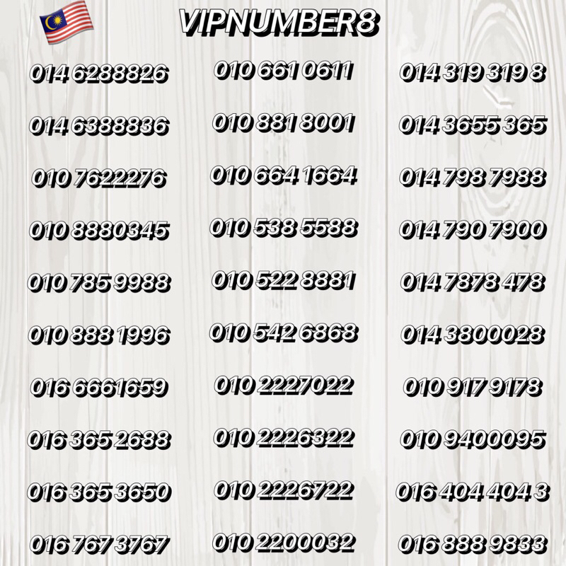 PREMIUM VIP NUMBER FOR SALE , VIP PHONE NUMBER NO CONTRACT ,NICE NUMBER ...