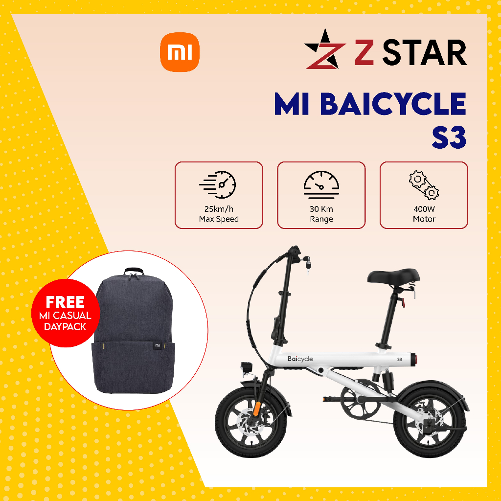 Baicycle Electric Bike S1 / S2 / S3, Foldable Design (25km/h Max Speed ...