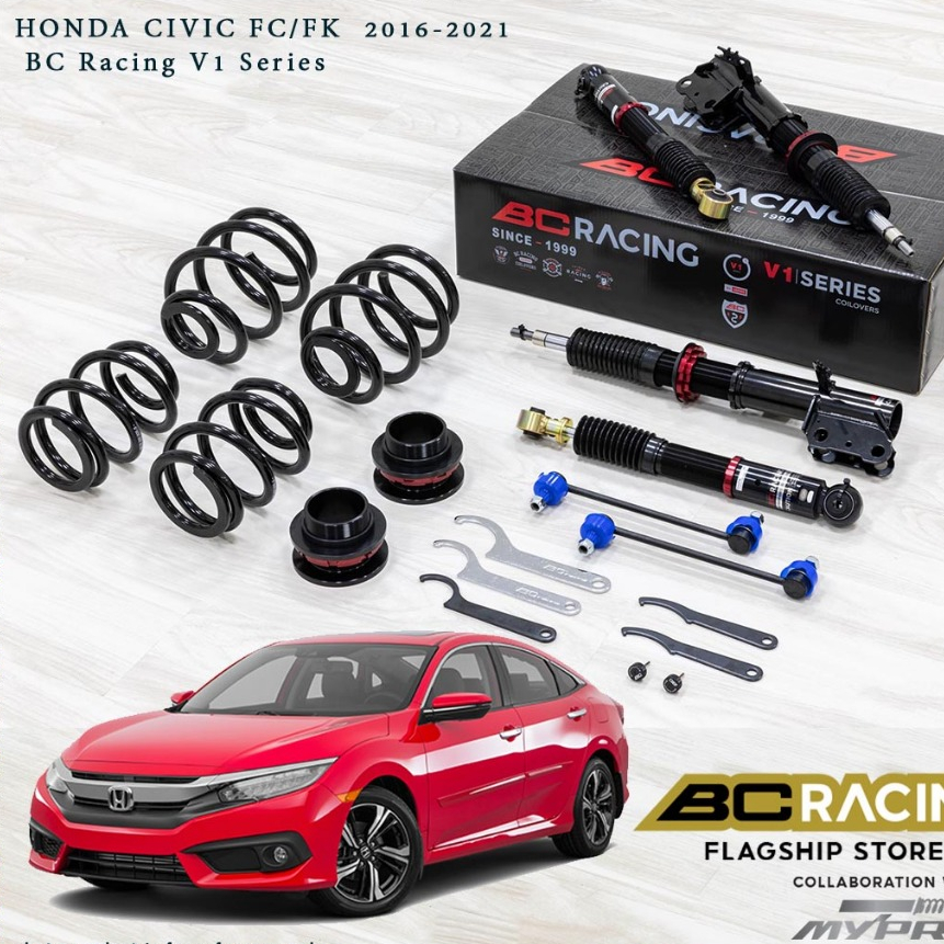 BC Racing V1 Series High Low Soft Hard Adjustable Absorber for Honda ...