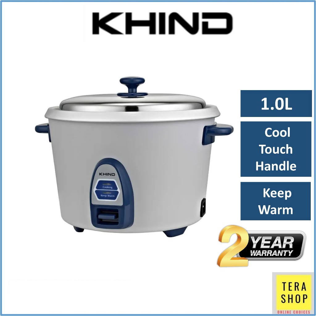 Khind RC810N 1.0L Electric Rice Cooker Periuk Nasi | Shopee Malaysia