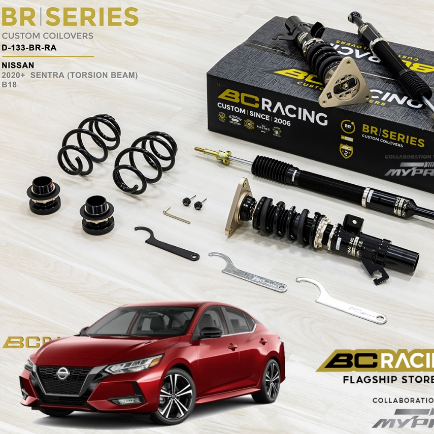 BC Racing BR Type Hi Lo Soft Hard Adjustable Absorber for Nissan Sentra ...