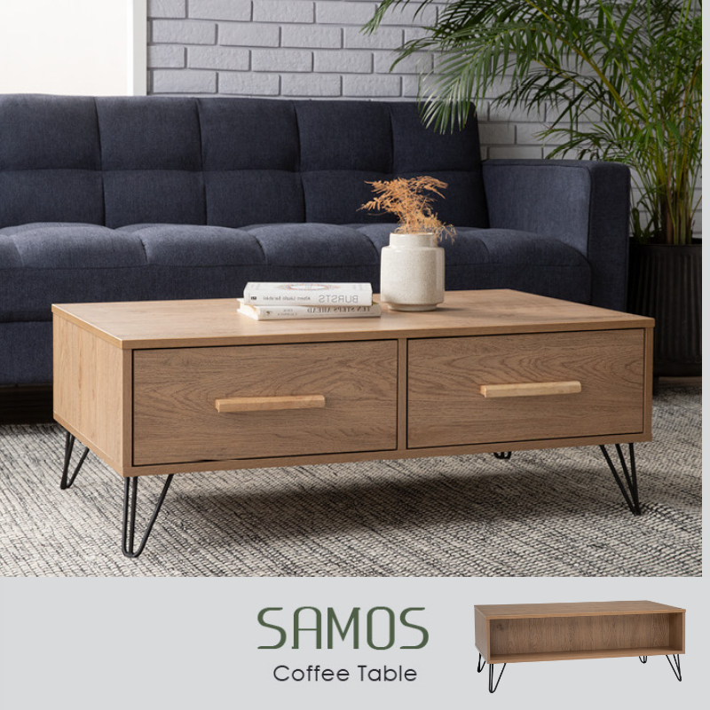 hinlim.com - SAMOS Coffee Table With Drawer / Muji Style Coffee Table ...