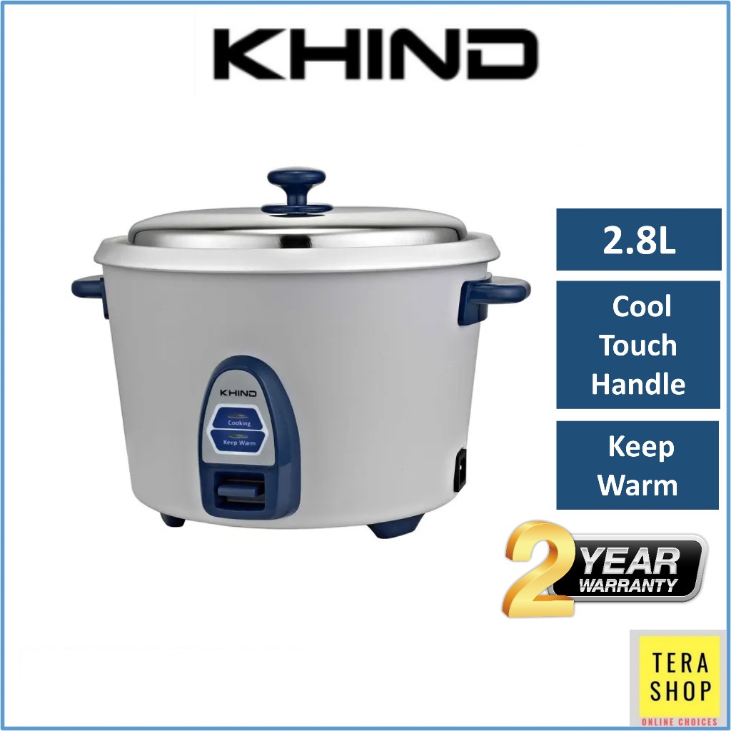Khind RC828N 2.8L Electric Rice Cooker Periuk Nasi | Shopee Malaysia