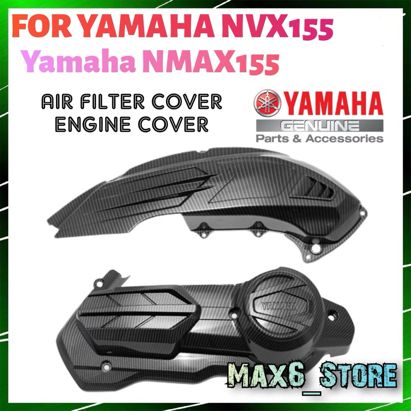 YAMAHA NVX155 V2 NMAX155 V2 VVA AIR FITER COVER BELTING ENGINE COVER ...