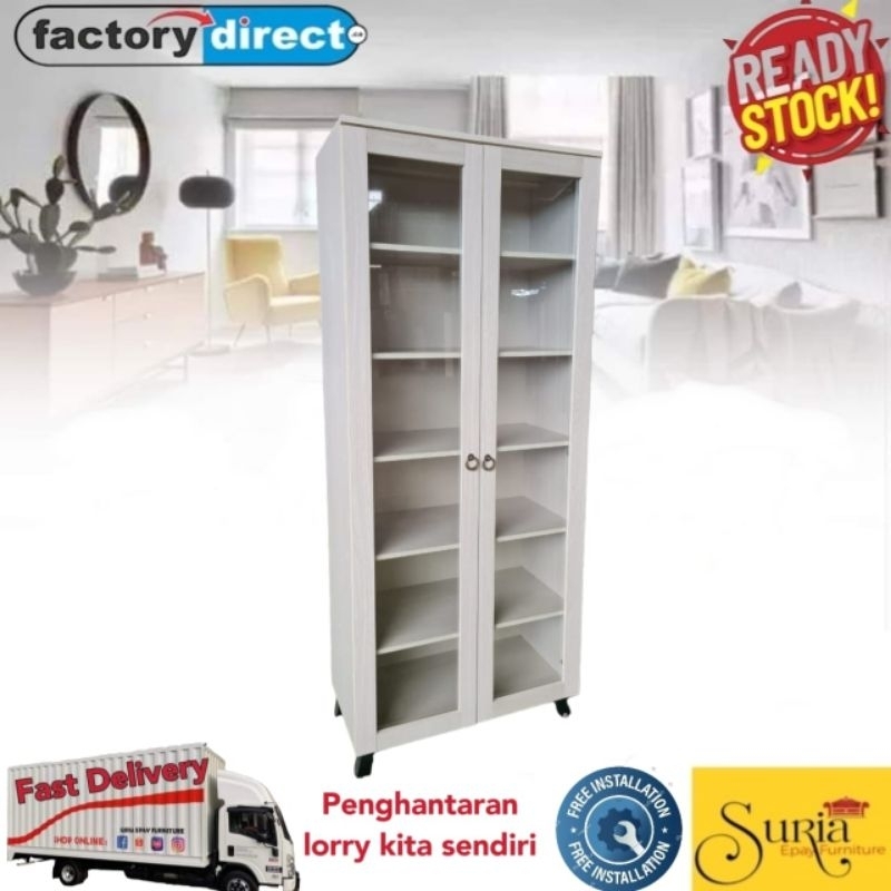 Suria~Show Cabinet (Ready Stock/Almari Buku/Dispaly Cabinet) | Shopee ...