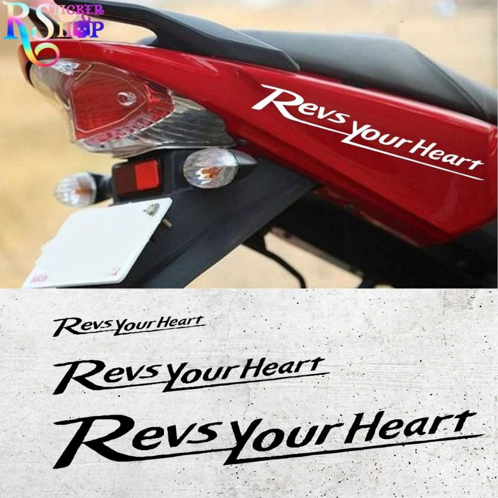 Yamaha Revs Your Heart Sticker Reflective racing motogp stiker ...