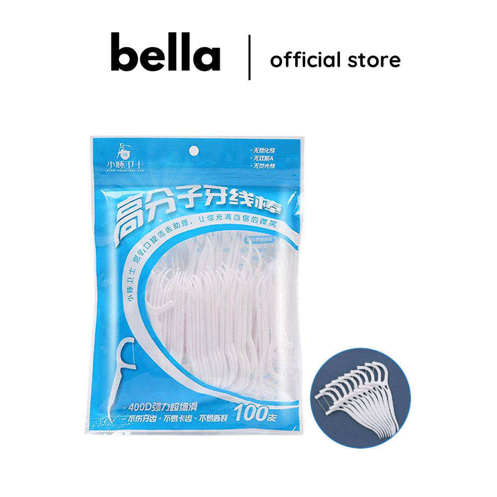 Superfine Dental Floss Stick | Interdental floss | Toothpick (30/50/100 ...