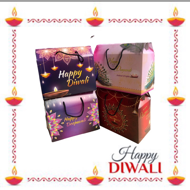 2024 Deepavali box gift box/Diwali box suitable for cookies box ...